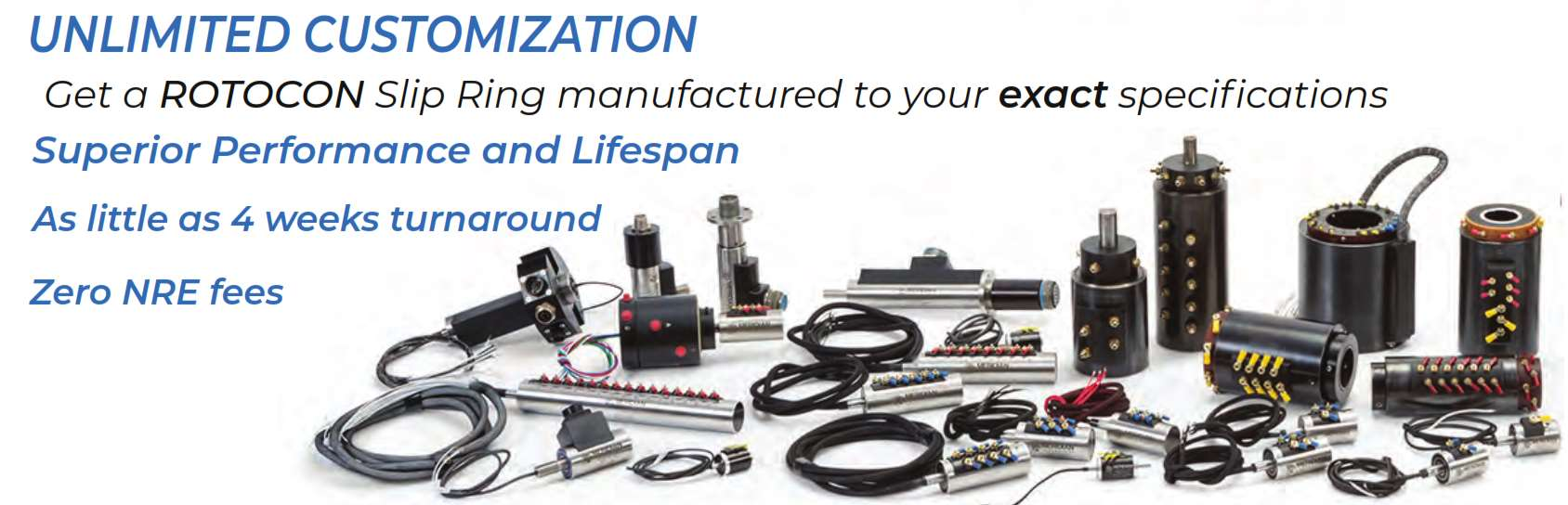 High performance rotary electrical connectors with brushless, zero ...